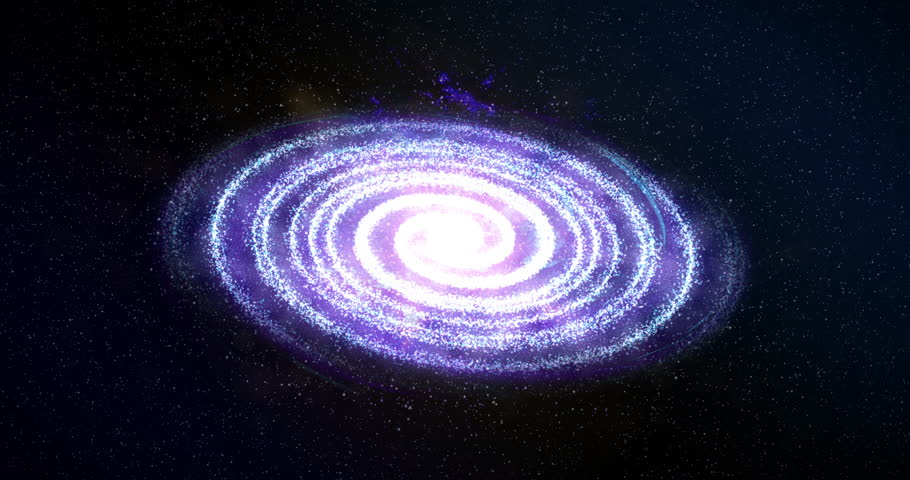 Representation Of The Milky Way With Globular Cluster. 3d Render. 4K ...