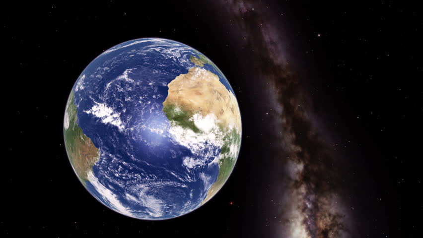 Animated Earth Zoom from Space Stock Footage Video (100% Royalty-free ...