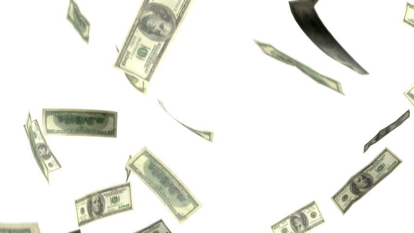 Dollars Falling *1080p Hd Stock Stock Footage Video (100% Royalty-free ...