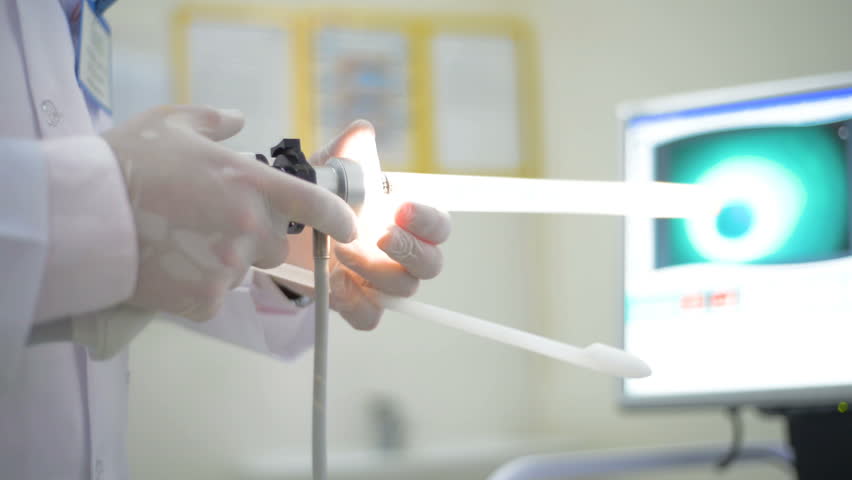 Proctologist Doctor Holding Anoscope (proctoscope) Stock Footage Video ...