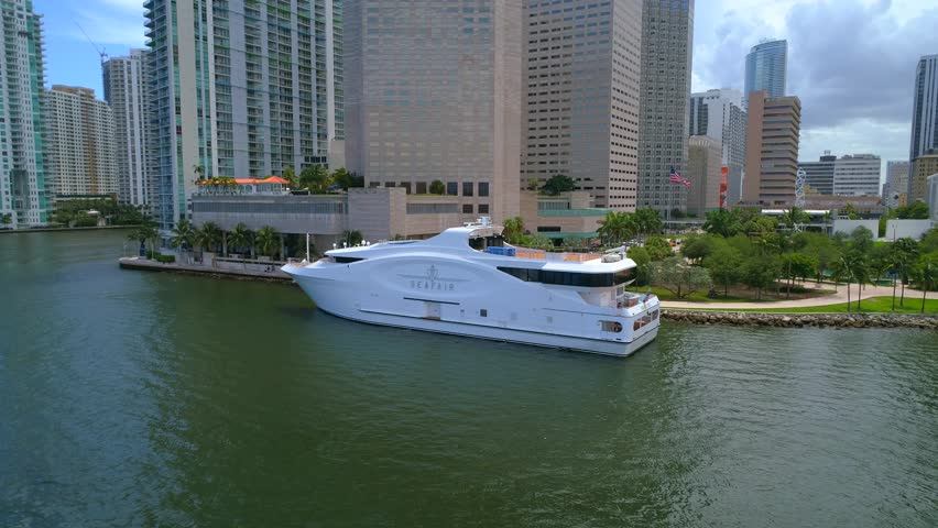 MIAMI - JANUARY 4th: Megayacht Seafair Downtown Miami Is A Cultural ...