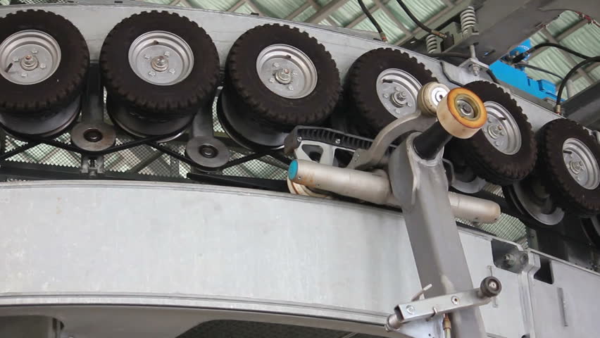 Mechanism of the Lift, Castors Stock Footage Video (100% Royalty-free ...