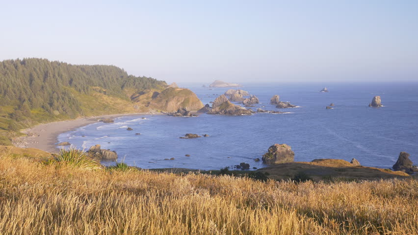 Ocean Bay landscape in Oregon image - Free stock photo - Public Domain ...
