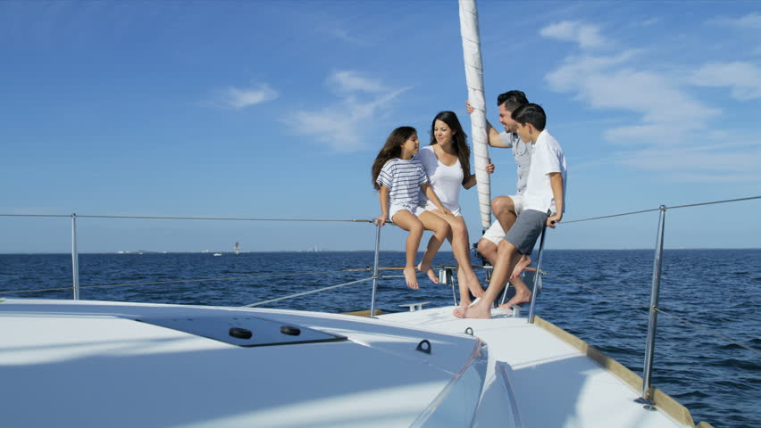 Women Jumping Off Boat Into Ocean Two Girls Jump Into Clear Blue Water ...