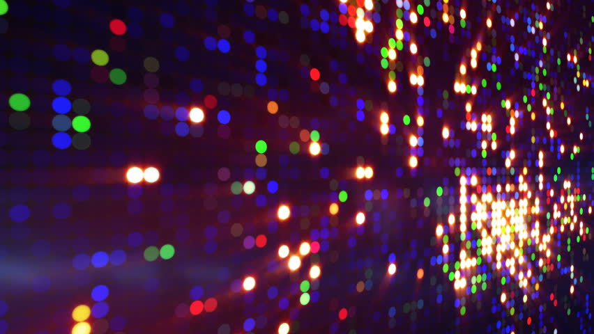 Disco LED Lights Colorful Particles Seamless Background For Music ...