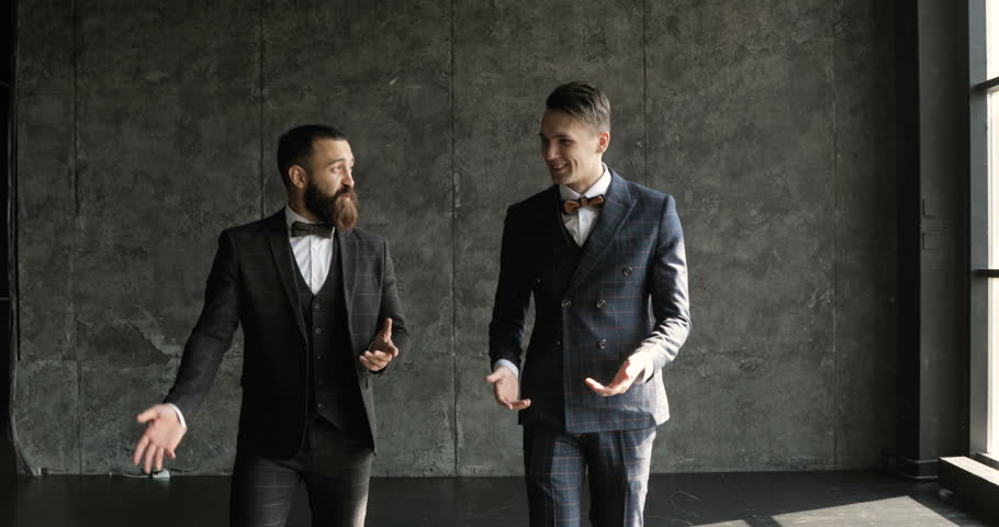 Stock video of business discussion talking. business background ...