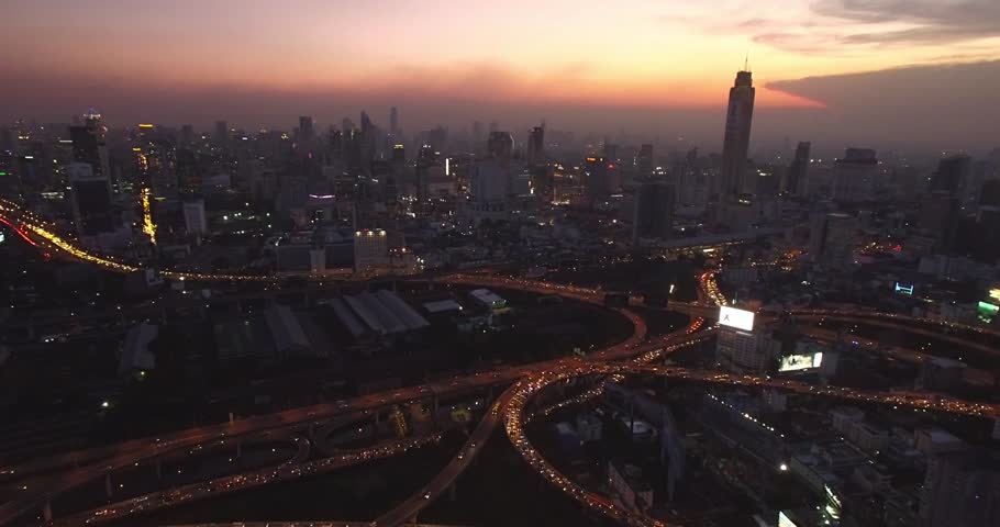 High Aerial Shot Over Makkasan Stock Footage Video (100% Royalty-free ...