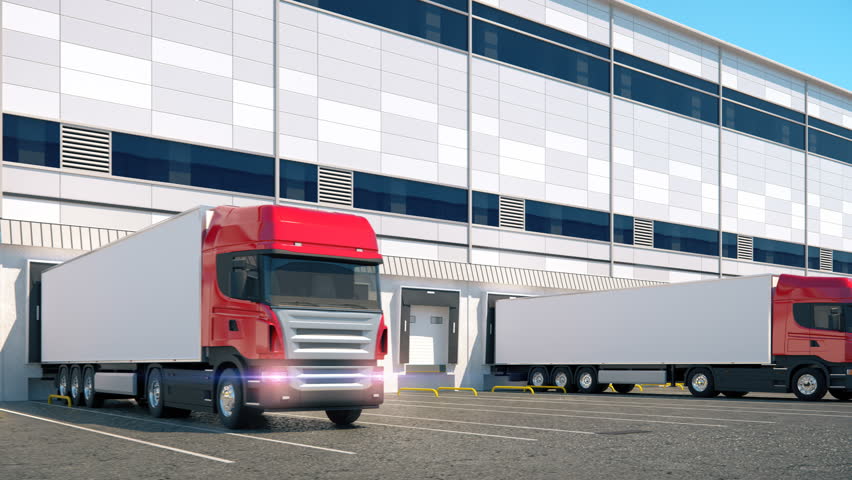 Loopable Animation of Unloading Cargo Stock Footage Video (100% Royalty ...