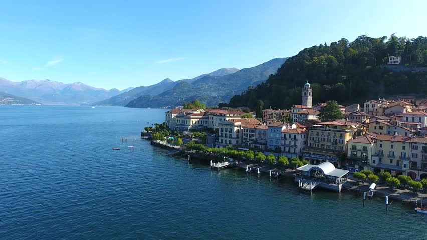 The Castle Of Vezio Castle Balbianello And Lake Como Aerial View Videos ...