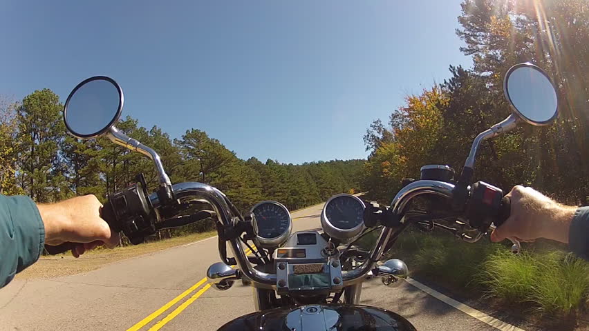 A Wide Angle Point Of View Shot From A Chest Mounted Camera On A ...