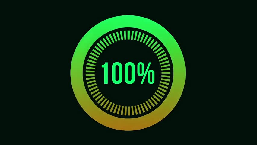 Loading Bar Animation On Black Screen Stock Footage Video 5428349 ...