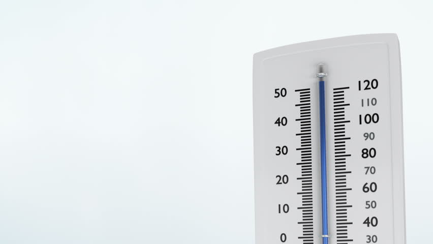 Thermometer With Decreasing Temperature. Animation Of Thermometer With ...