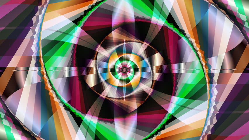 Abstract Geometric Expanding and Rotating Stock Footage Video (100% ...