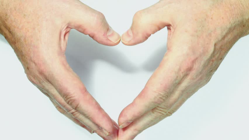 Man Senior Hands Show Heart Stock Footage Video (100% Royalty-free ... Man Senior Hands Show Heart Stock Footage Video (100% Royalty-free ...