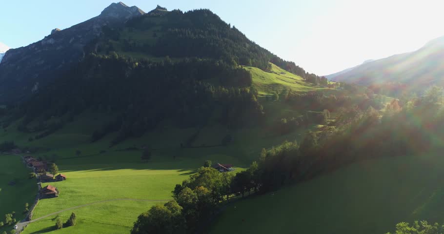 Town in the foothills with mountain landscape image - Free stock photo ...