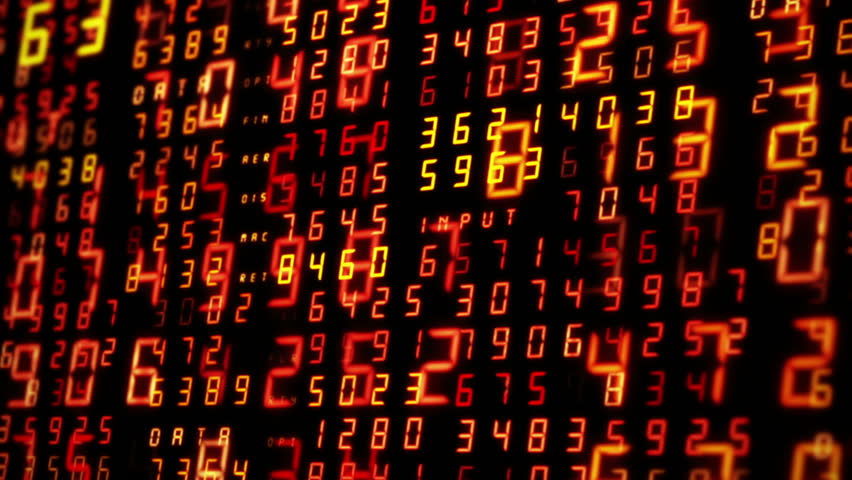 Abstract Background With Animation Of Binary Code Binary Digits 1 And 7121