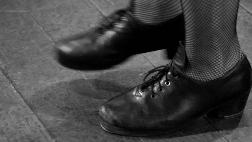 Stock video of dancer's feet close up. feet tap-dancers. | 3158665 ...