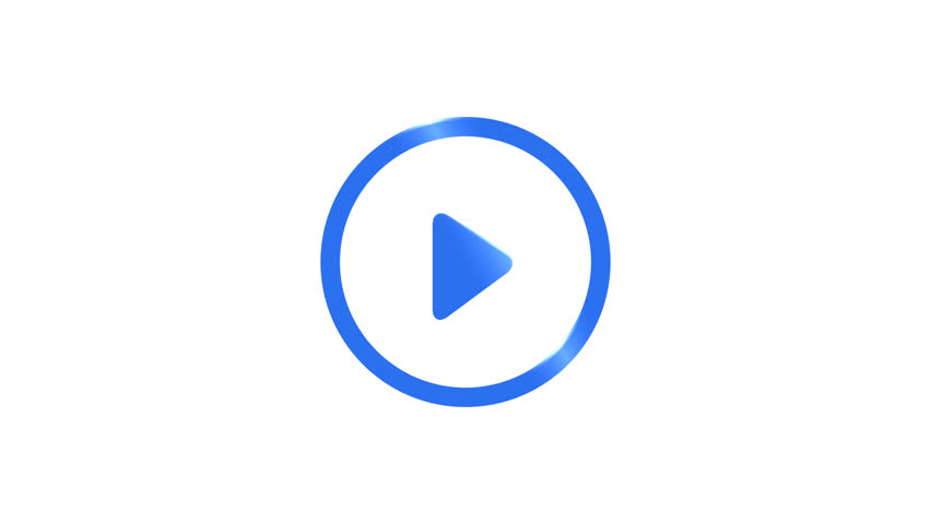 Red Play Icon Button Logo Symbol Animation Stock Footage Video 11348033 ...