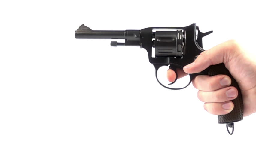 Revolver Shooting And Smoking, Slow Motion Stock Footage Video 4588106 ...