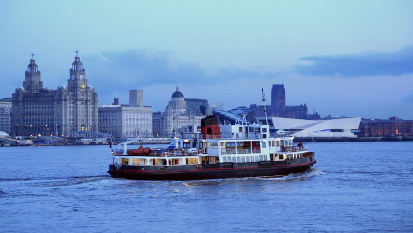 Liverpool, Merseyside, England - January Stock Footage Video (100% ...