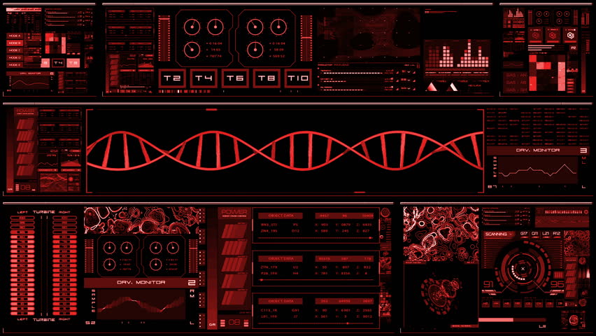 Futuristic Computer Screen