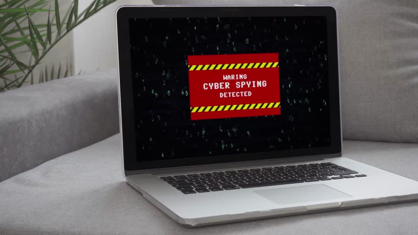 Infected Computer Screen with an Stock Footage Video (100% Royalty-free ...