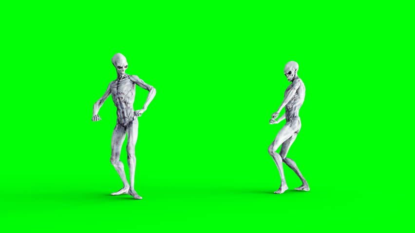 Videoclip de Funny alien dancing twist. Realistic motion and | Shutterstock