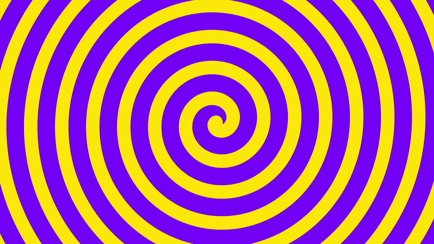 Purple Hypnotic Spiral Rotates On Stock Footage Video (100% Royalty ...
