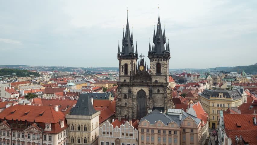 Stock video of prague, czech republic - circa september | 33241495 ...