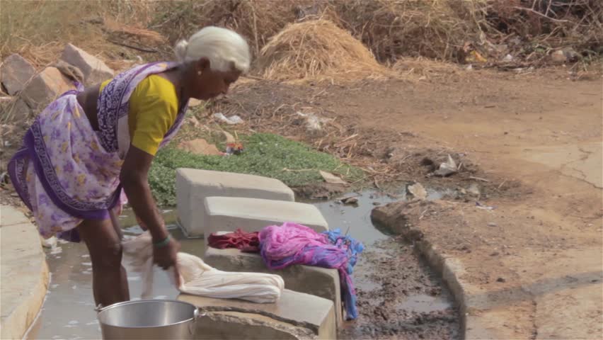 A Traditional Old Village Lady Stock Footage Video (100% Royalty-free ...
