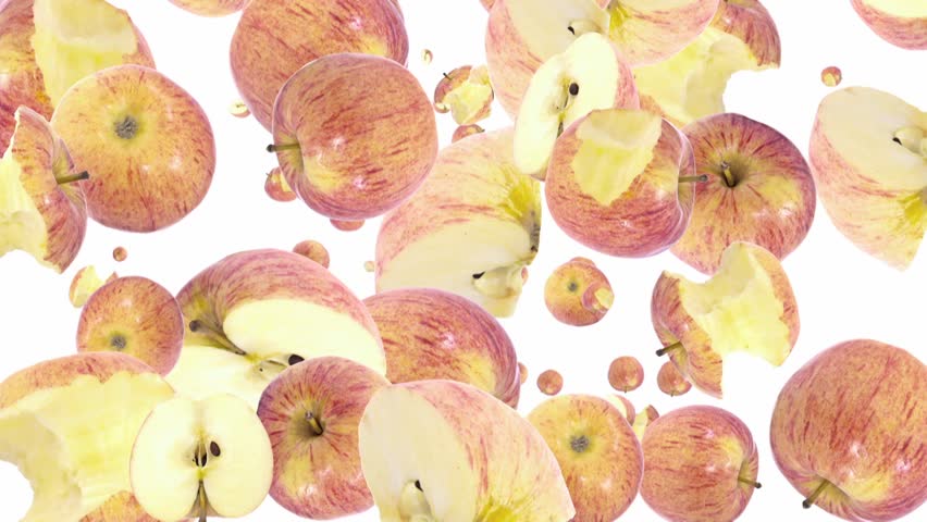 Falling Apples as Background Video Stock Footage Video (100% Royalty ...