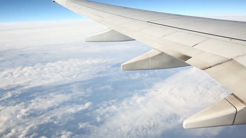 Stock video of looking out from airplane window | 3392345 | Shutterstock