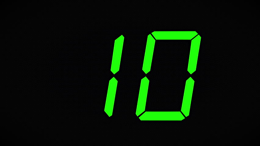 Ten Second Countdown Stock Footage Video | Shutterstock