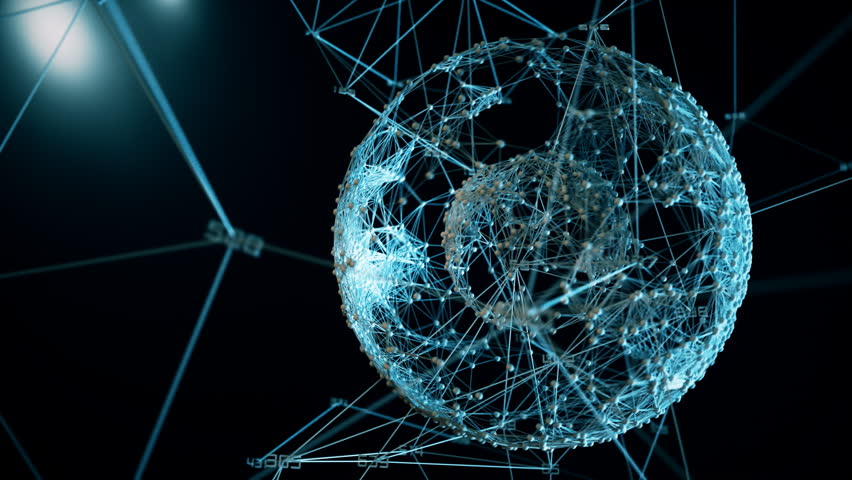 Global Business / Finance Application. 4K UHD Animation. Stock Footage ...