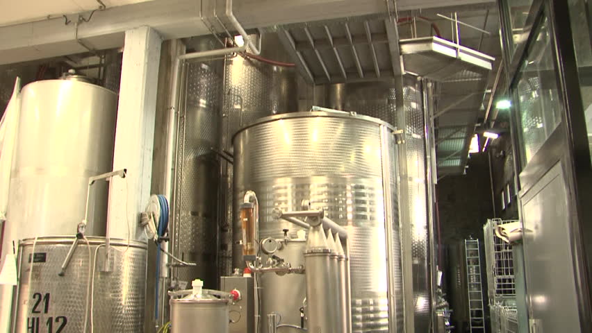 Stock video of stainless steel wine filter system at | 3713405 ...