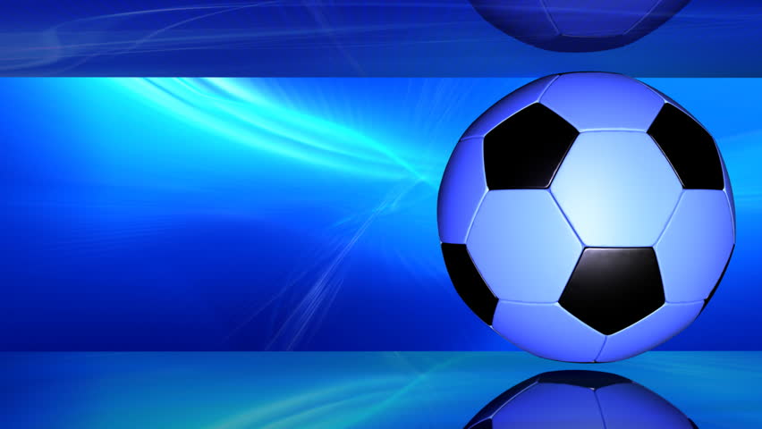 Spinning Soccer Ball Seamless Loop - Great Football Background With ...