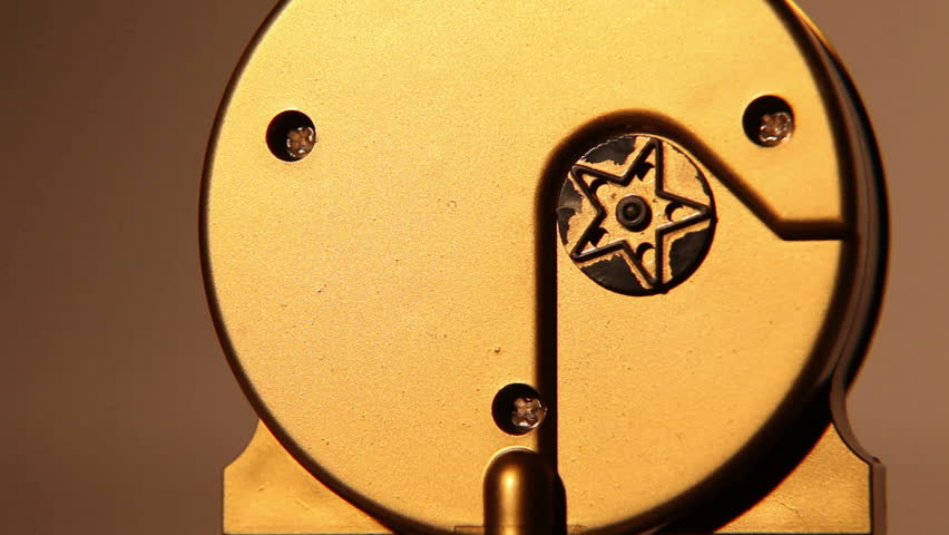 Back Side of Old Clock Stock Footage Video (100% Royalty-free) 3821135 ...