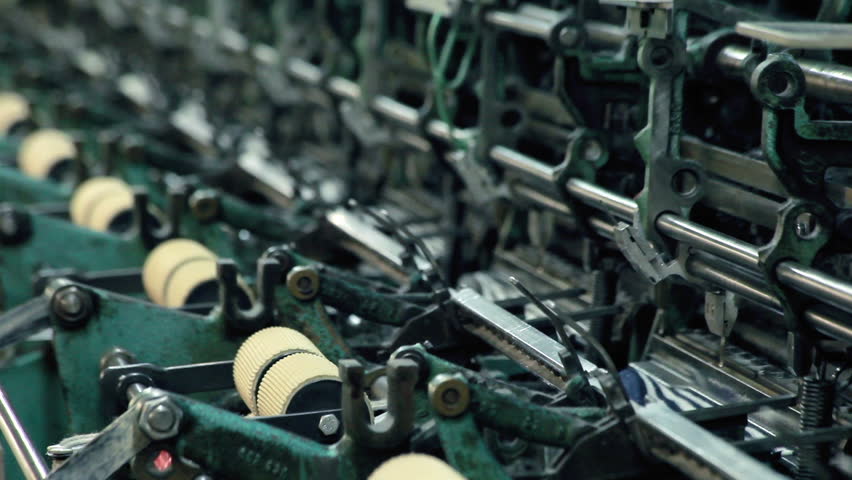 Fabric Production At Textile Factory/Clothing Production/Cotton Fabric ...