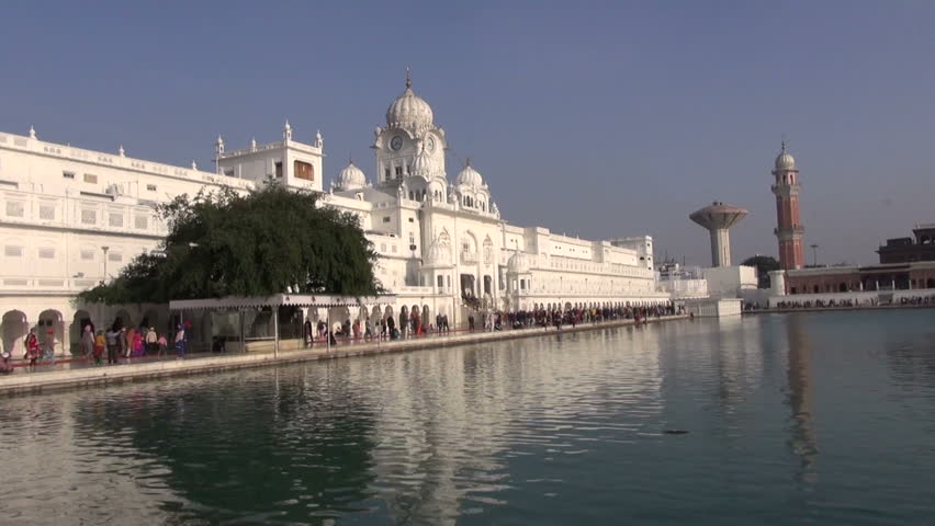 Sikh Golden Temple in Amritsar Stock Footage Video (100% Royalty-free ...