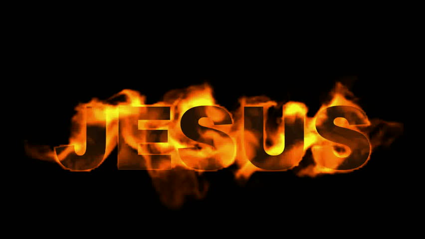 Cross Of Fire On White Background. Fire Symbolizes God In Christianity ...