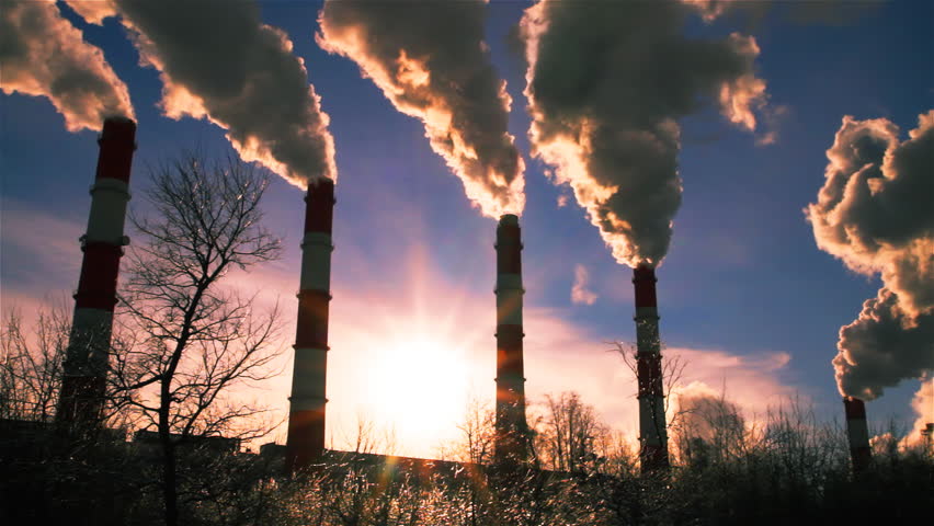 Pipes Throwing Smoke in the Stock Footage Video (100% Royalty-free ...