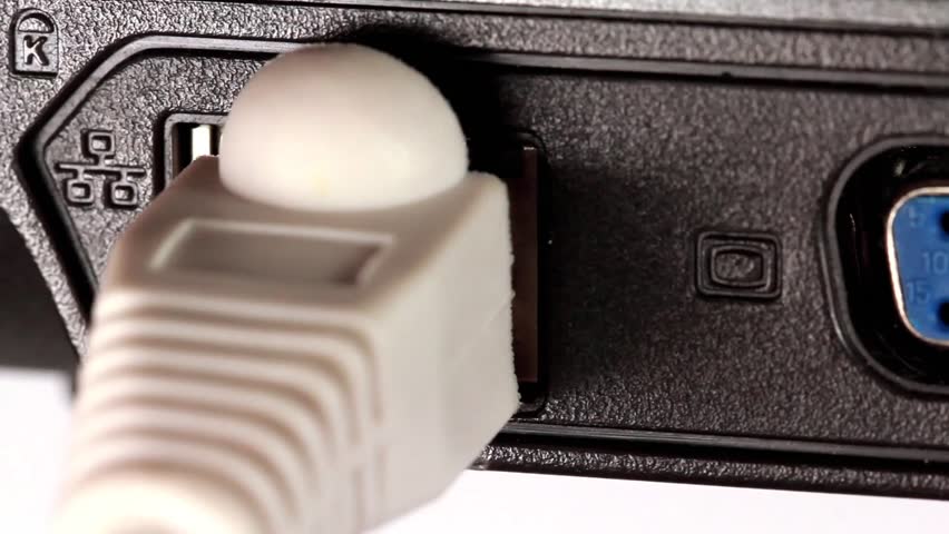 Lan Port in Laptop Stock Footage Video (100% Royalty-free) 4471565 ...