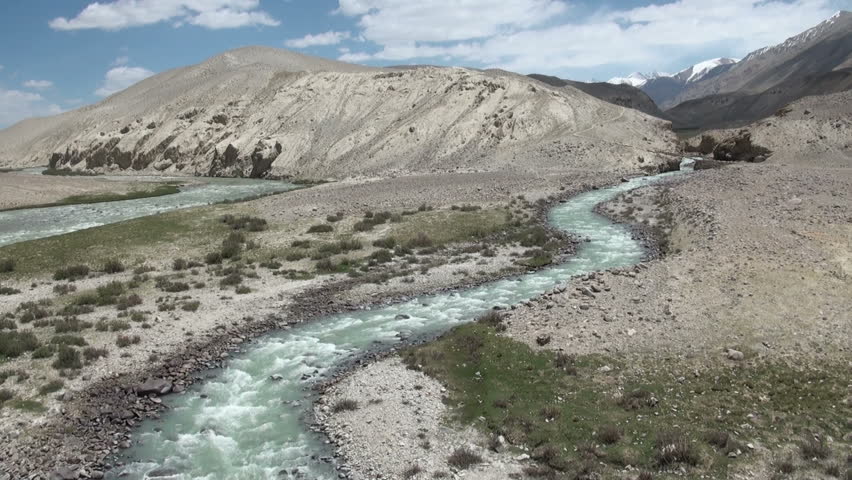 A Freshwater River Cuts Through Stock Footage Video (100% Royalty-free ...