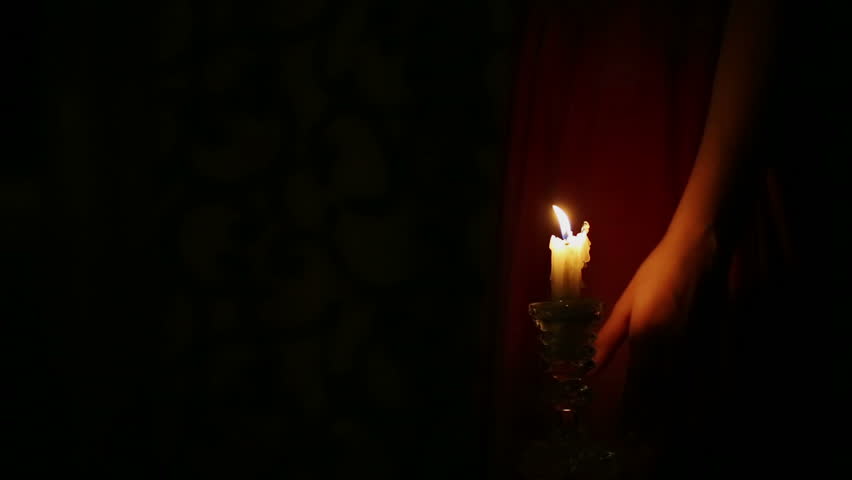 Candle Flickering And Then Going Out Stock Footage Video 16644940 ...