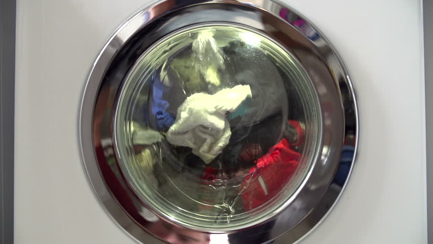 Stock video of close up view of clothing spinning | 4885415 | Shutterstock