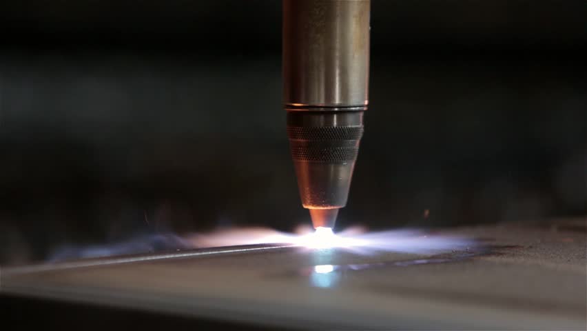 Close-up Of Quartz And Glass Welding Made With Gas High Temperature ...