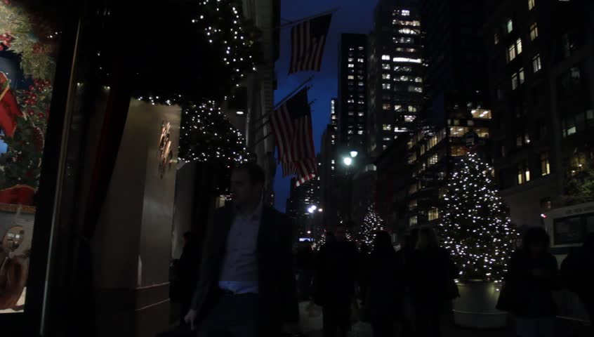 Christmas Nativity Scene In The Middle Of A Reflection Pool On Temple ...
