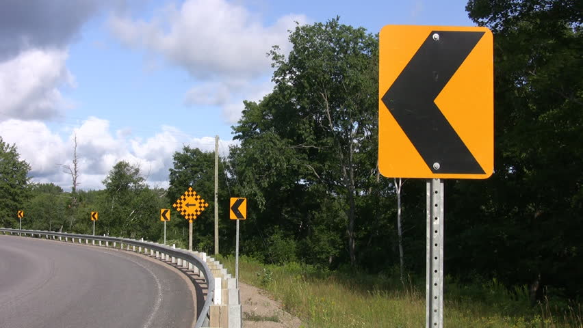 Stock video of sign at road corner. one of | 523465 | Shutterstock