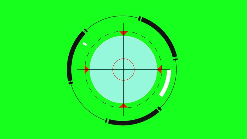 Sniper Scope Or Optical Sight On Green Screen. Sniper Scope Or Optical ...