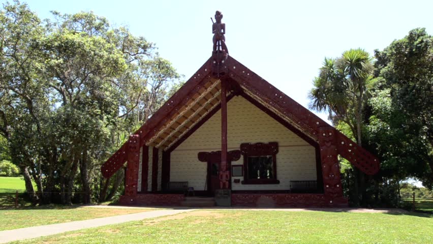 WAITANGI, NZ - JAN 07:Maori Welcoming Ceremony (powhiri) On Jan 07 2014.It's Used To Welcome ...